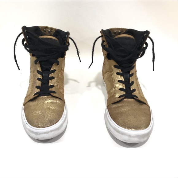 Supra | Shoes | Rare Used Supra Muska 0 Skytops In Rose Gold | Poshmark